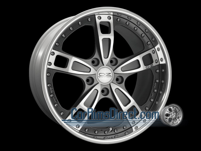 OZ Racing Wheels TURBO (Black, Machined)